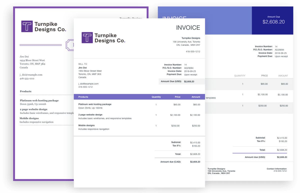 Invoice Software - Best Free Invoicing For Small Businesses - Wave ...