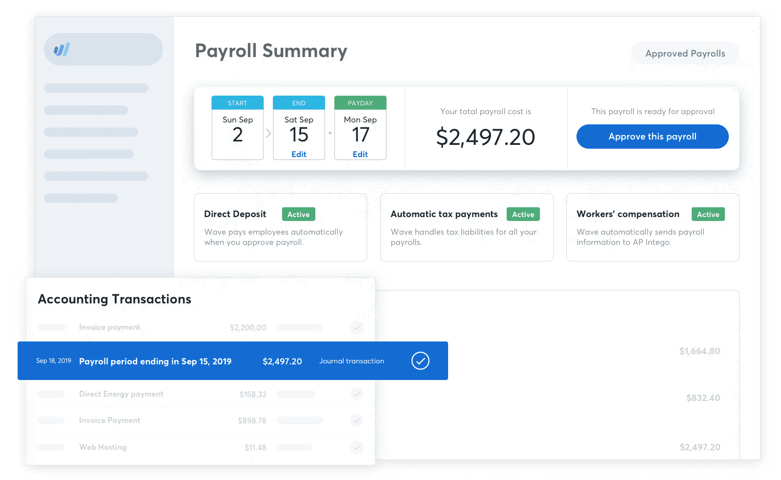 Payroll software for small business - Free trial - Wave Payroll